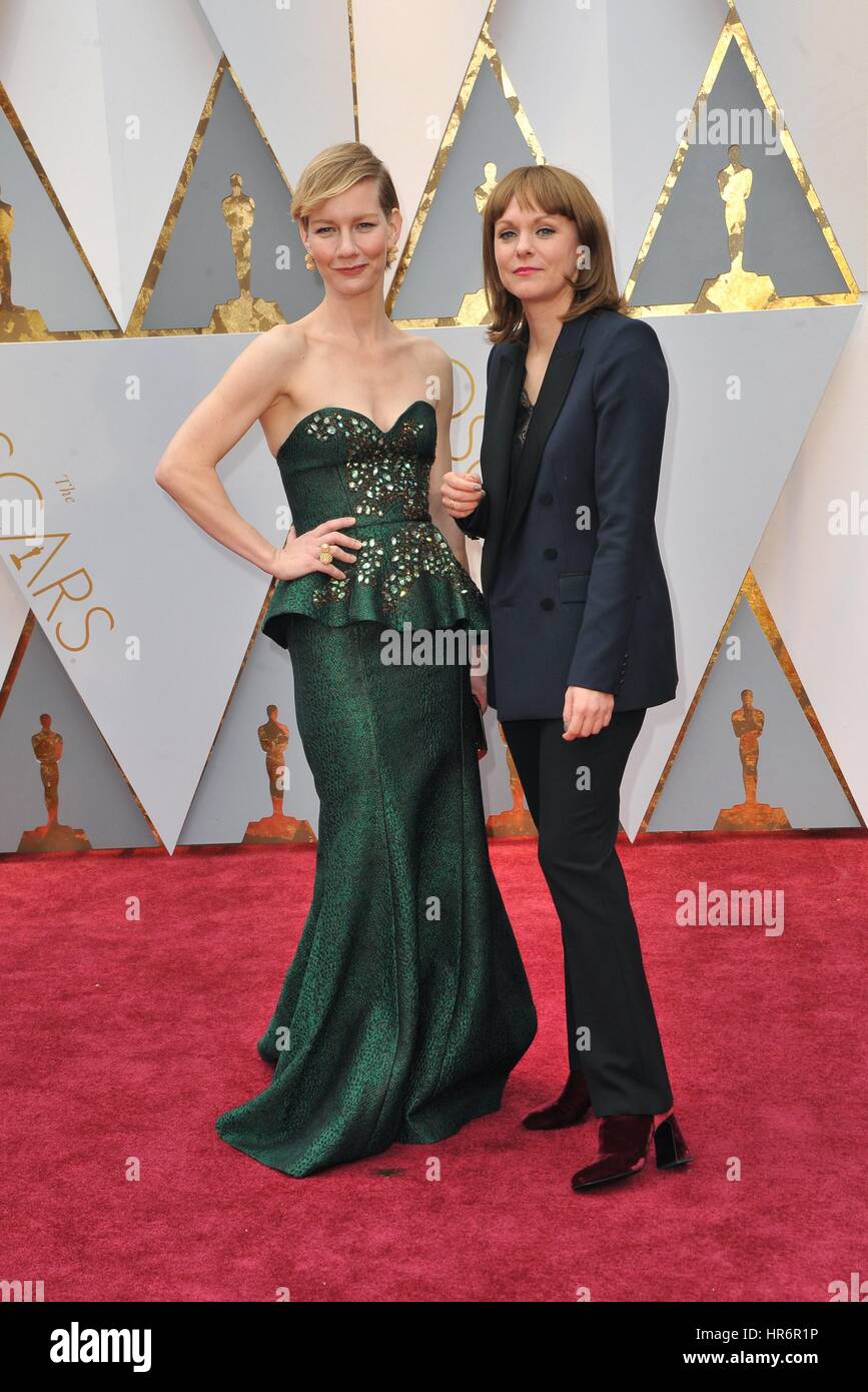 Los Angeles, California, USA. 26th Feb, 2017. Sandra Hueller, Maren Ade ...