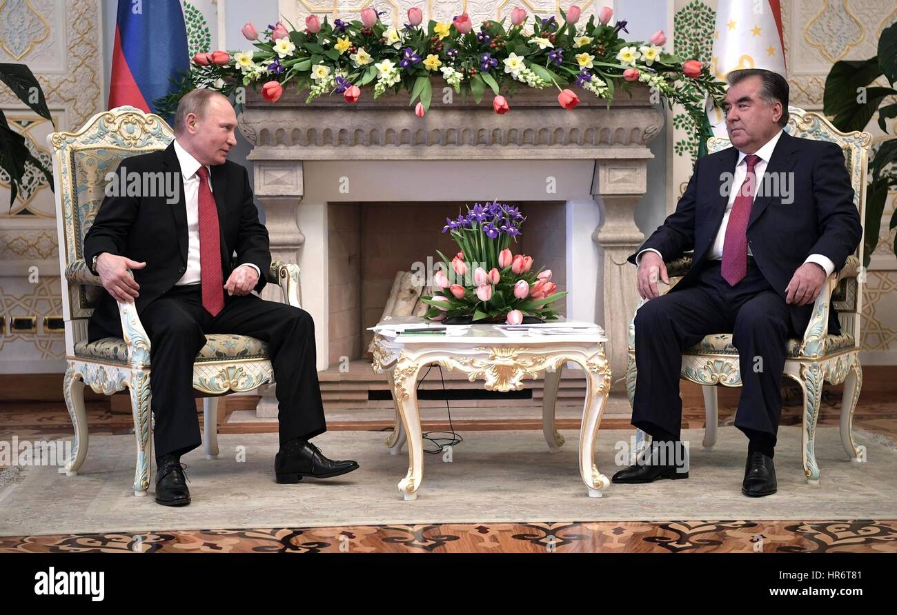 President emomali rahmon hi-res stock photography and images - Alamy