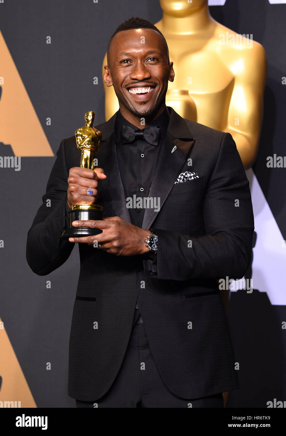 Hollywood, California, USA. 26th Feb, 2017. MAHERSHALA ALI with the ...