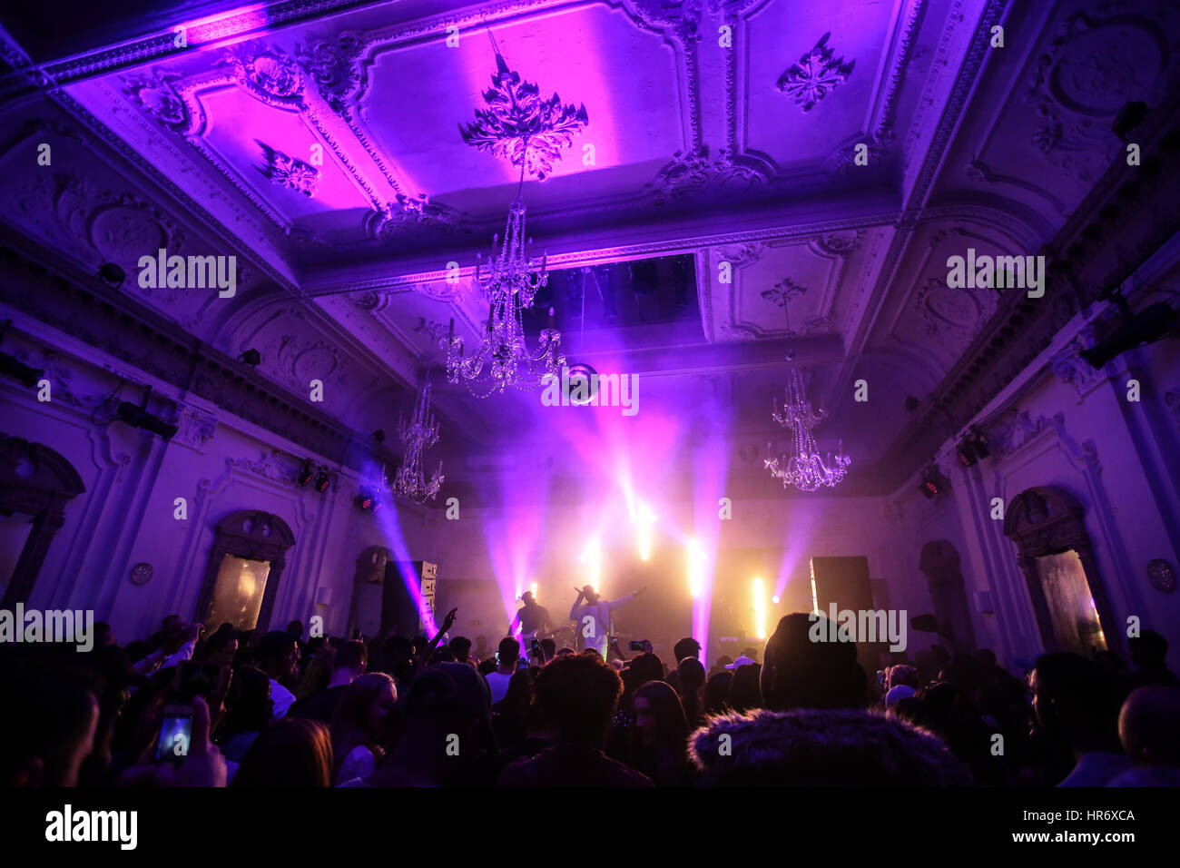 London, UK. 27th February 2017. The rapper known as Angel (real name ...