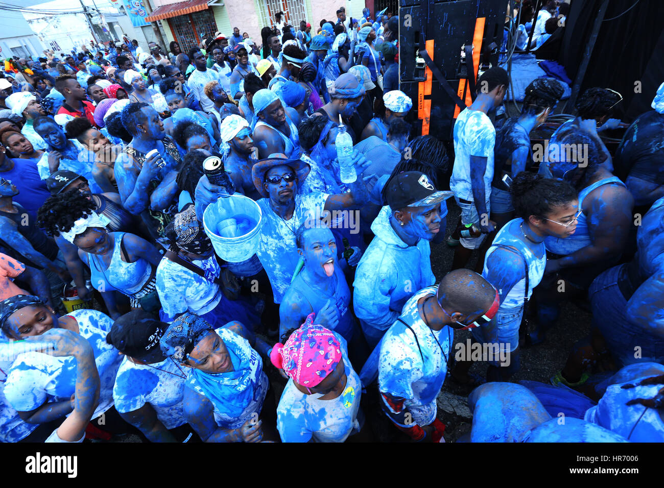 J'ouvert festival with 3canal in Port of Spain during Trinidad Carnival ...