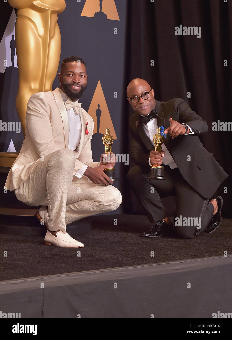 Barry jenkins and tarell alvin mccraney hi-res stock photography and ...