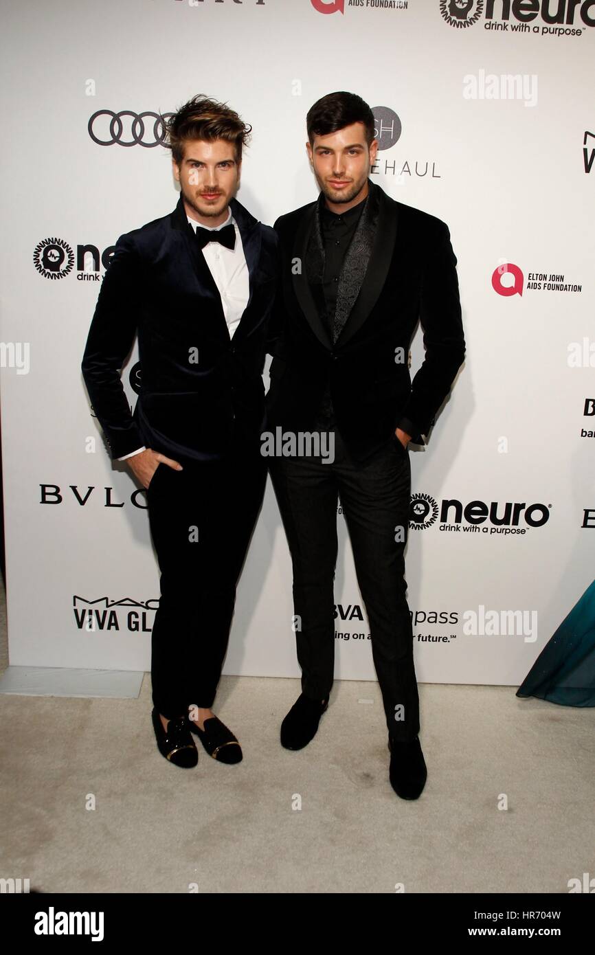 Los Angeles, CA, USA. 26th Feb, 2017. Joey Graceffa, Daniel Preda at ...