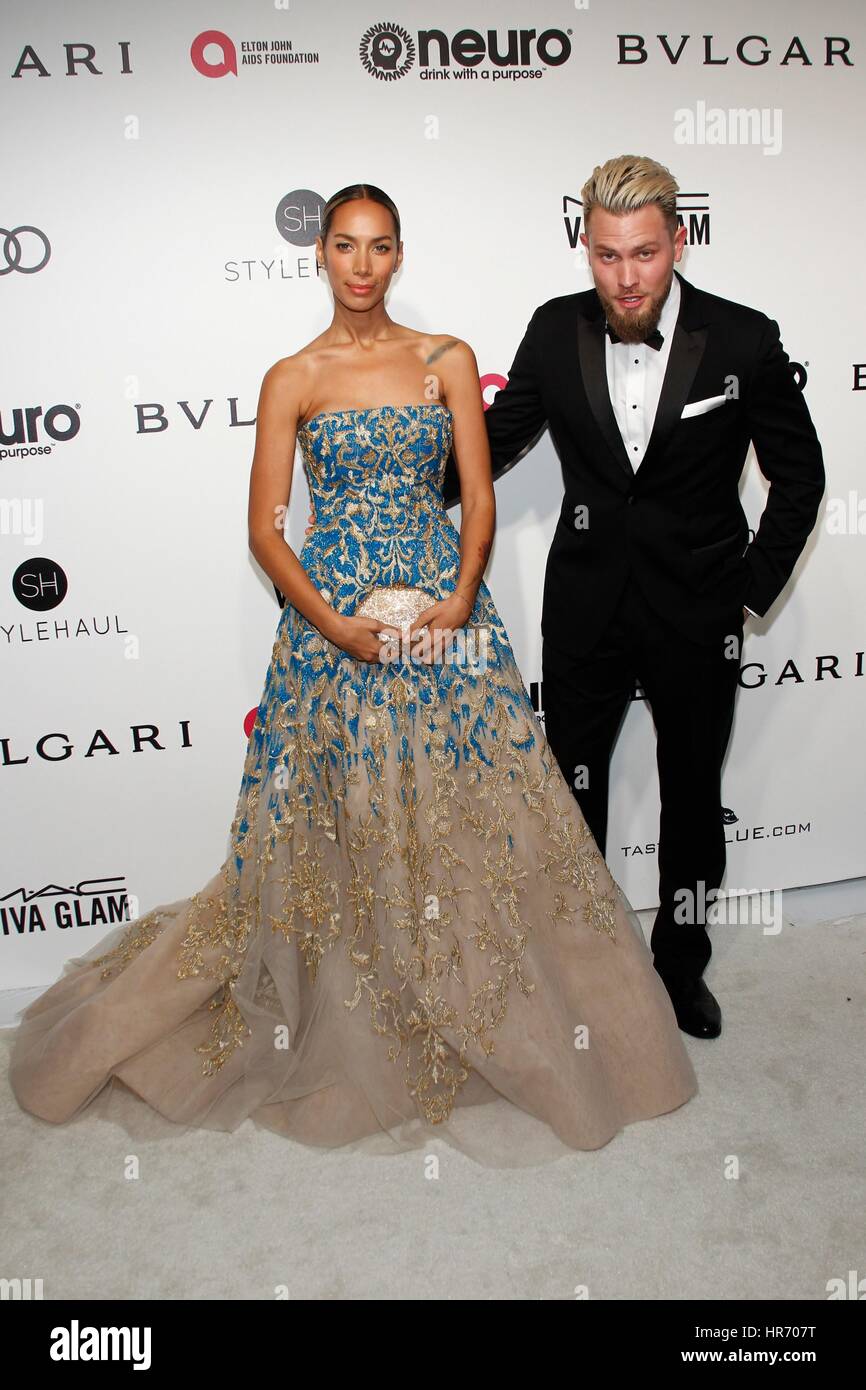 Los Angeles, CA, USA. 26th Feb, 2017. Leona Lewis, Dennis Jauch at ...