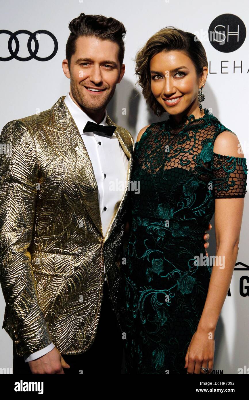 Los Angeles, CA, USA. 26th Feb, 2017. Matthew Morrison, Renee Morrison ...