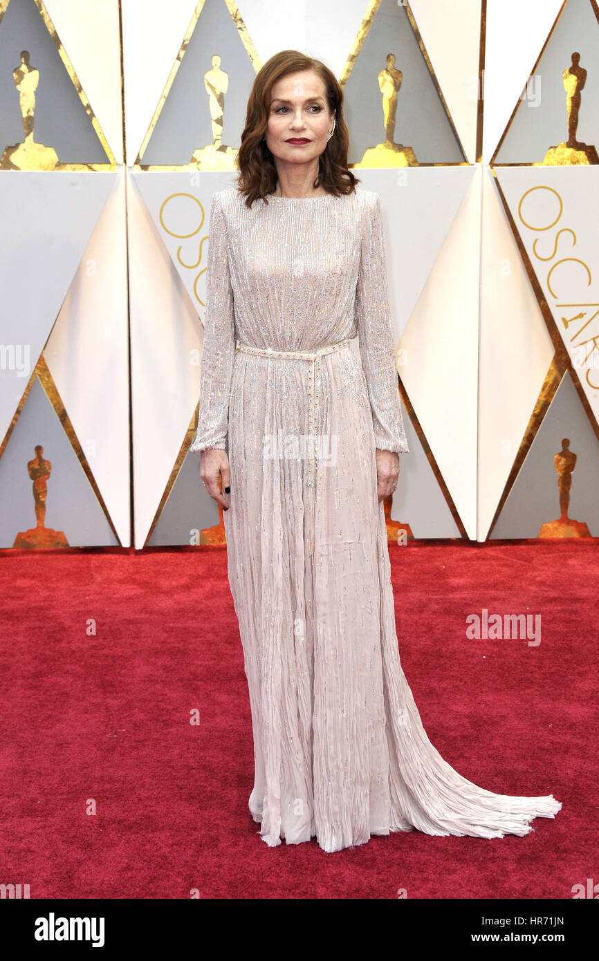 Hollywood, California. 26th Feb, 2017. Isabelle Huppert attends the ...
