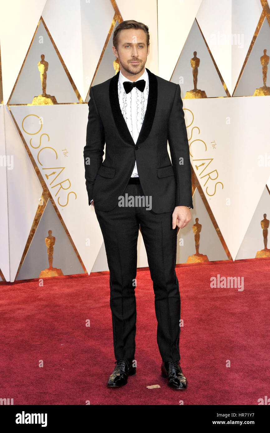 Hollywood, California. 26th Feb, 2017. Ryan Gosling attends the 89th ...