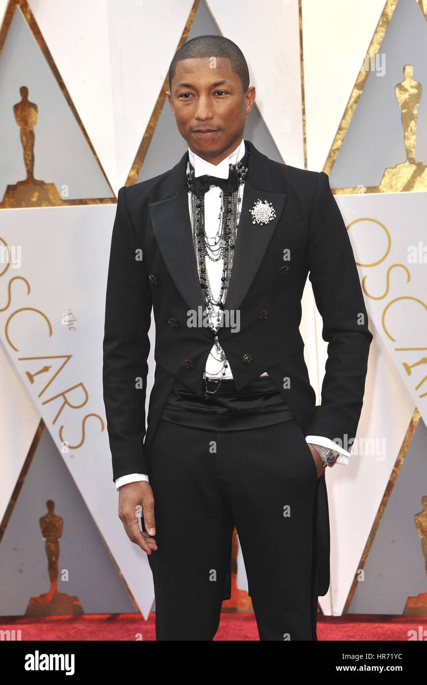 Hollywood, California. 26th Feb, 2017. Pharrell Williams attends the ...