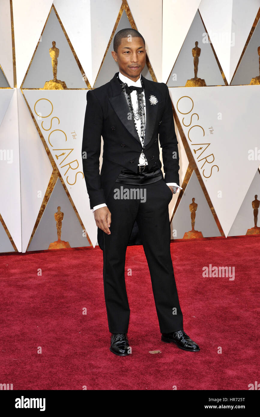 Hollywood, California. 26th Feb, 2017. Pharrell Williams attends the ...