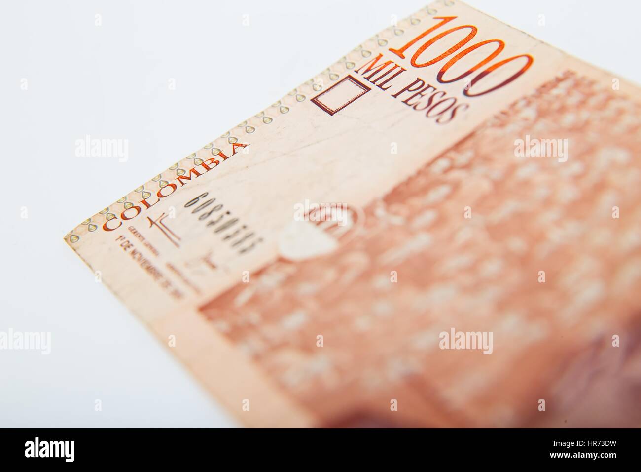 National currency of Colombia Stock Photo - Alamy