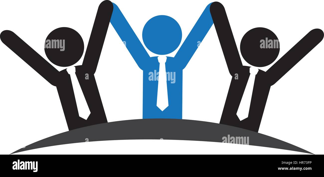 pictogram emblem with group of executives Stock Vector Image & Art - Alamy