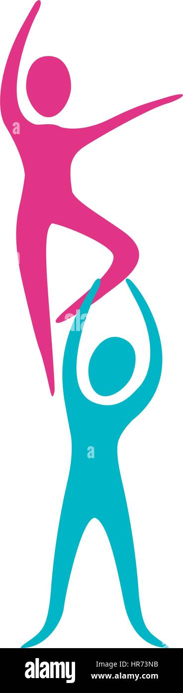 people fitness dancing icon Stock Vector Image & Art - Alamy