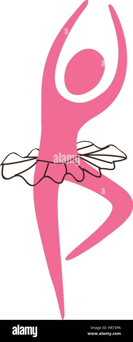 people fitness ballet dancer icon Stock Vector Image & Art - Alamy