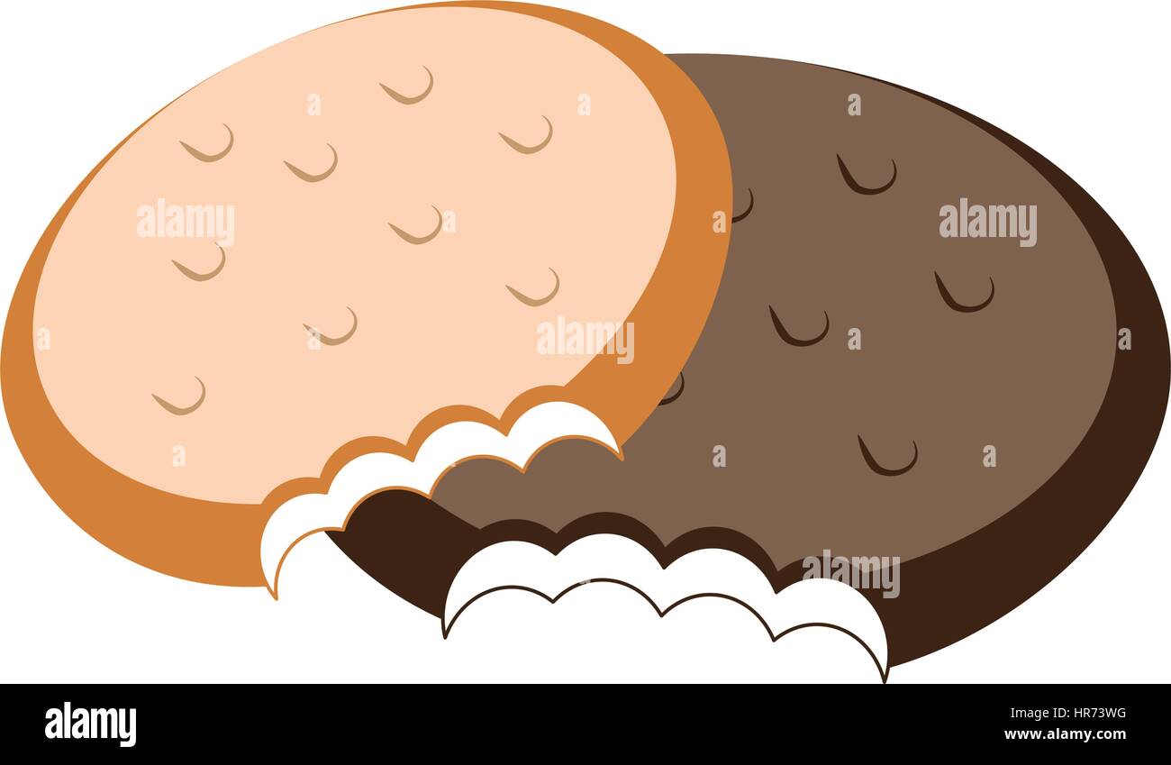 Bread bite Stock Vector Images - Alamy