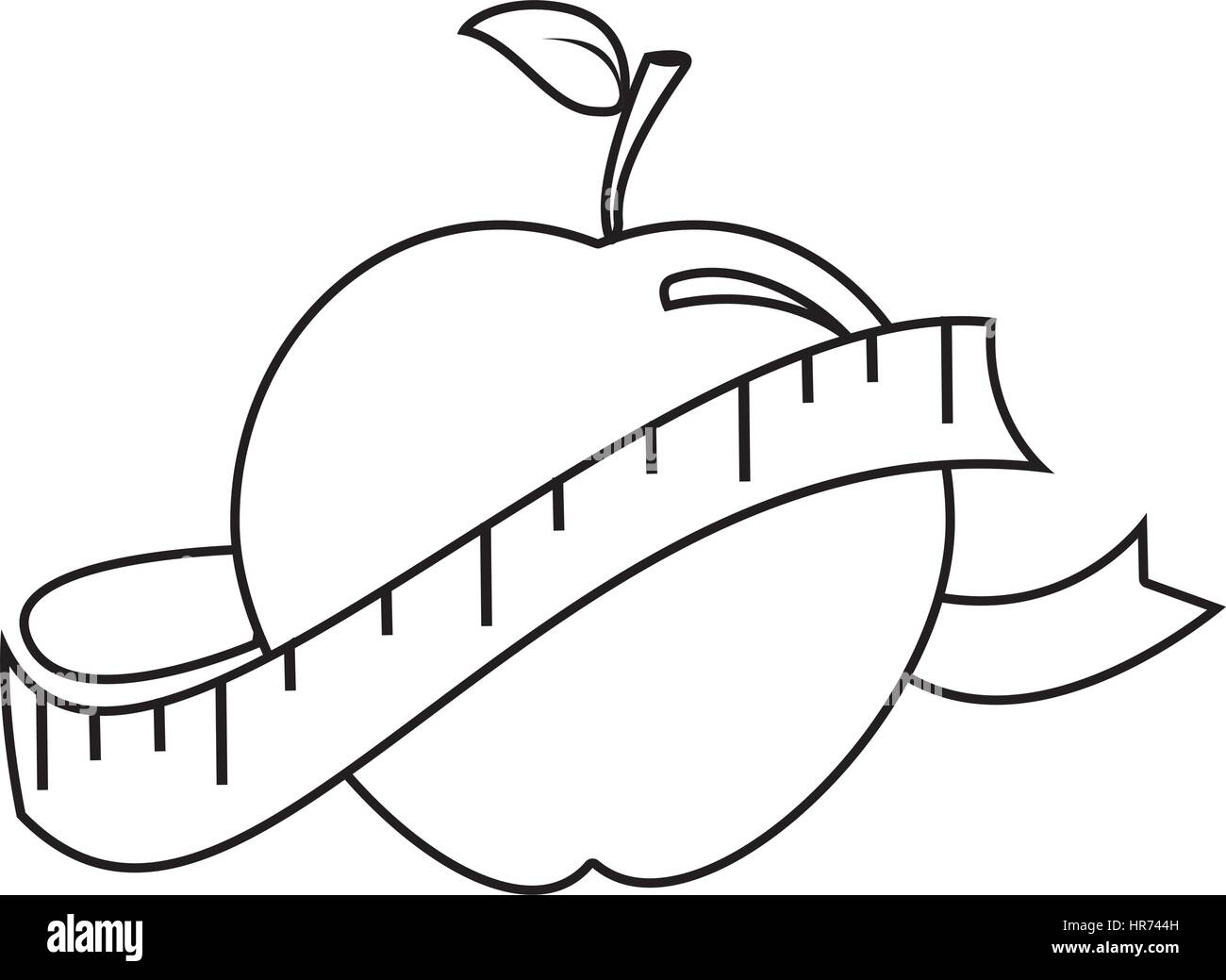 Ruler numbers measuring length Stock Vector Images - Alamy