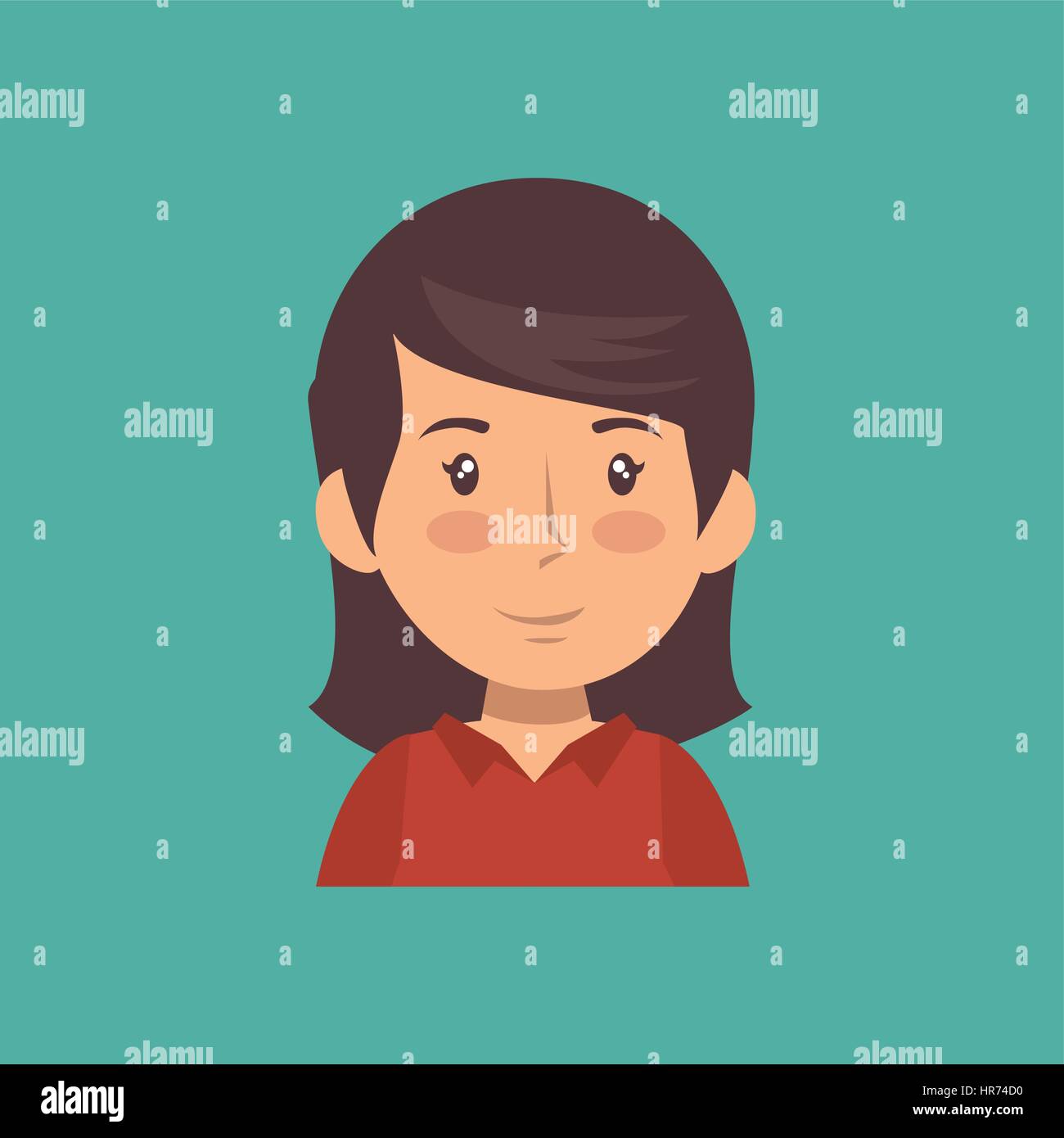 Construction woman avatar character hi-res stock photography and images ...