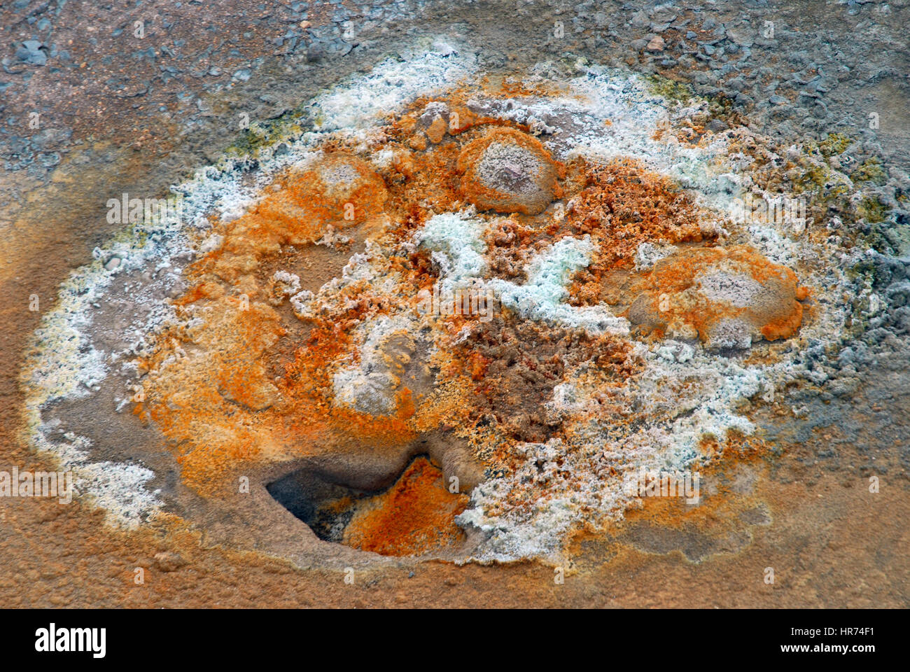 A geothermal spot noted for its bubbling pools, boiling mud pits and ...