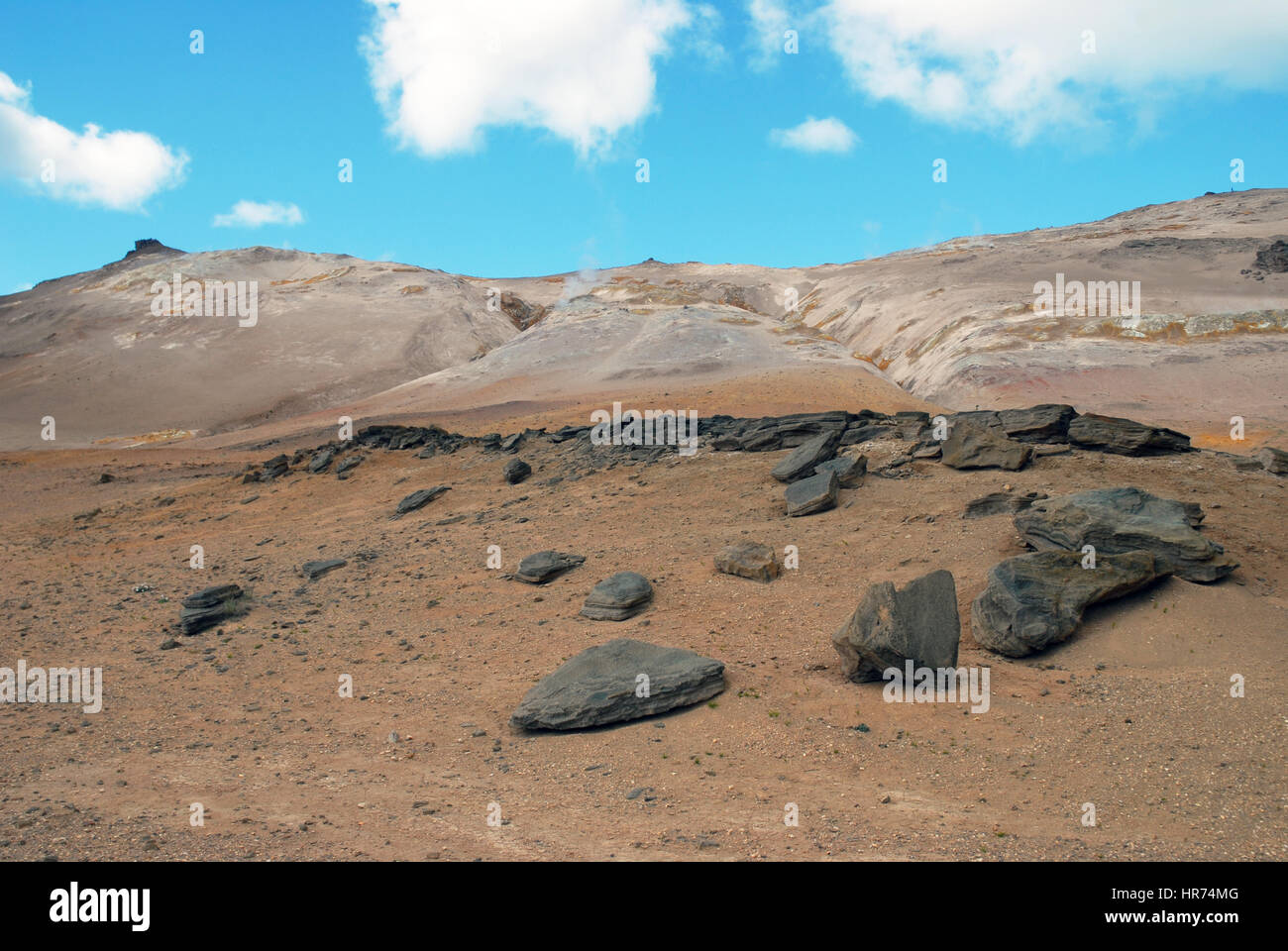 A geothermal spot noted for its bubbling pools, boiling mud pits and ...