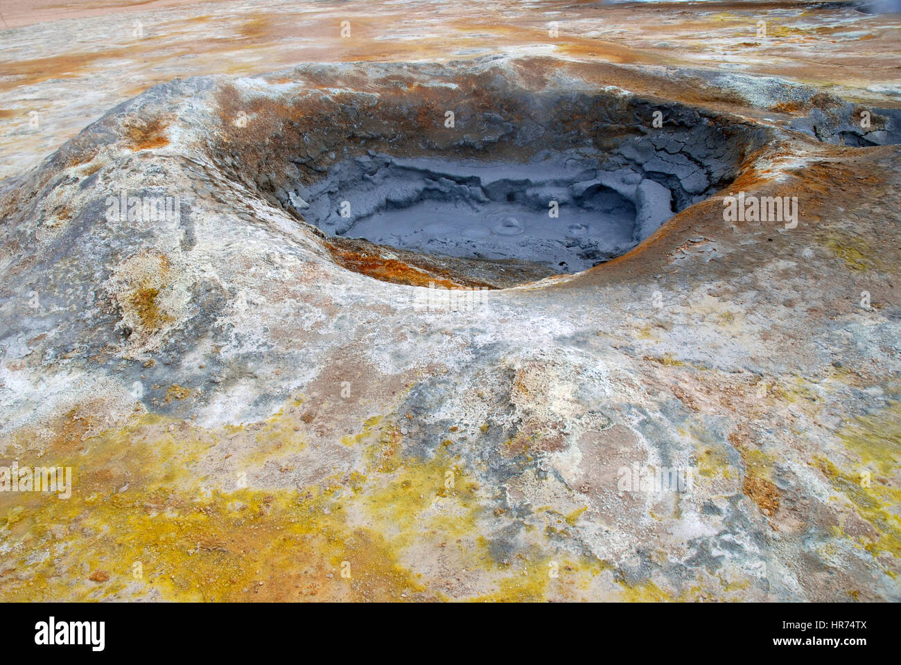 A geothermal spot noted for its bubbling pools, boiling mud pits and ...