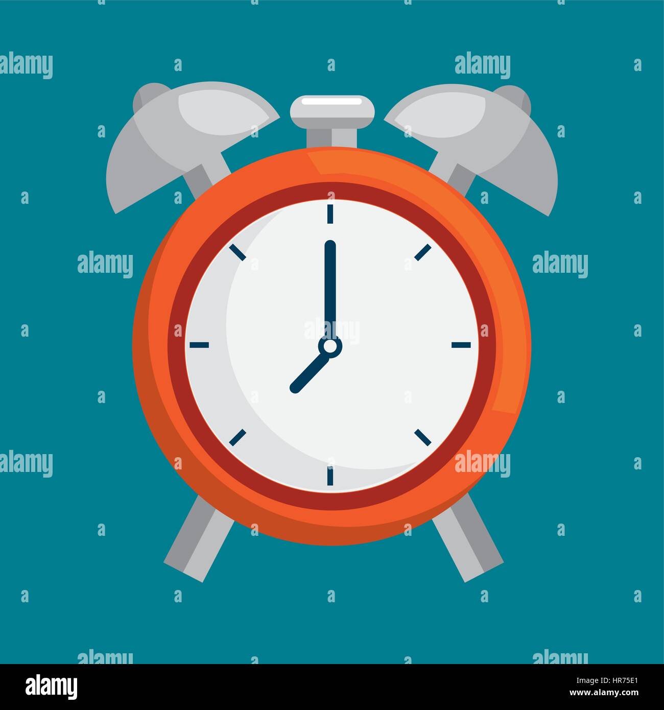 alarm time clock isolated icon Stock Vector Image & Art - Alamy