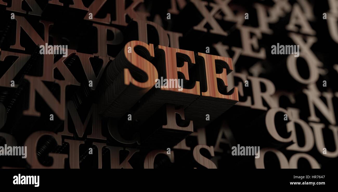 See - Wooden 3D rendered letters/message. Can be used for an online ...