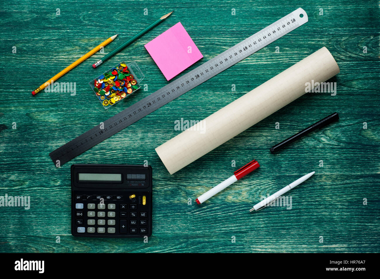Drafting table top hi-res stock photography and images - Alamy