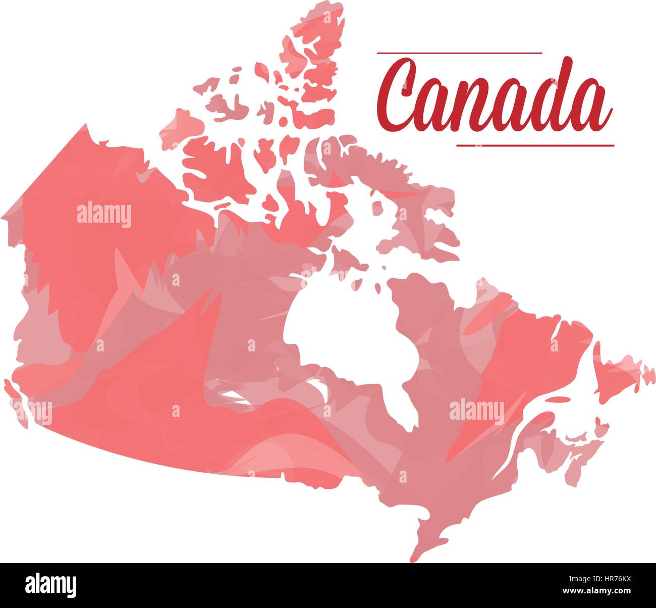 The canadian north Stock Vector Images - Alamy