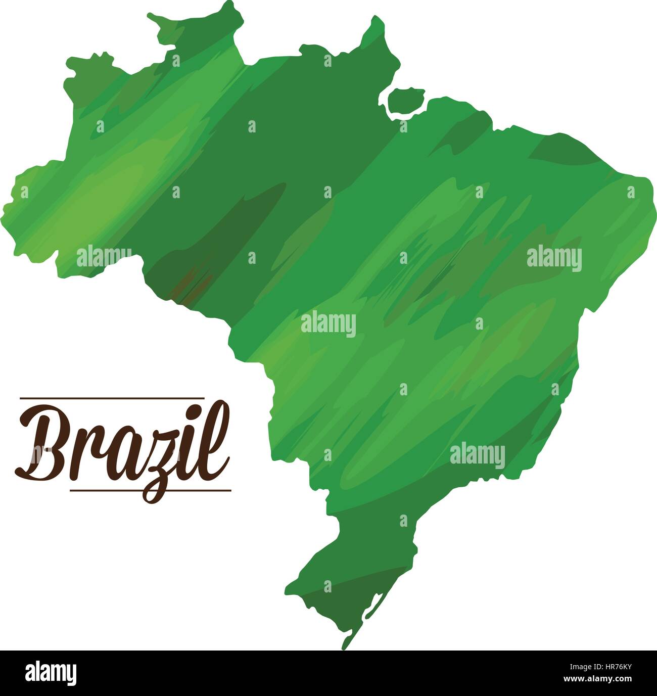 Isolated Brazilian map Stock Vector Image & Art - Alamy