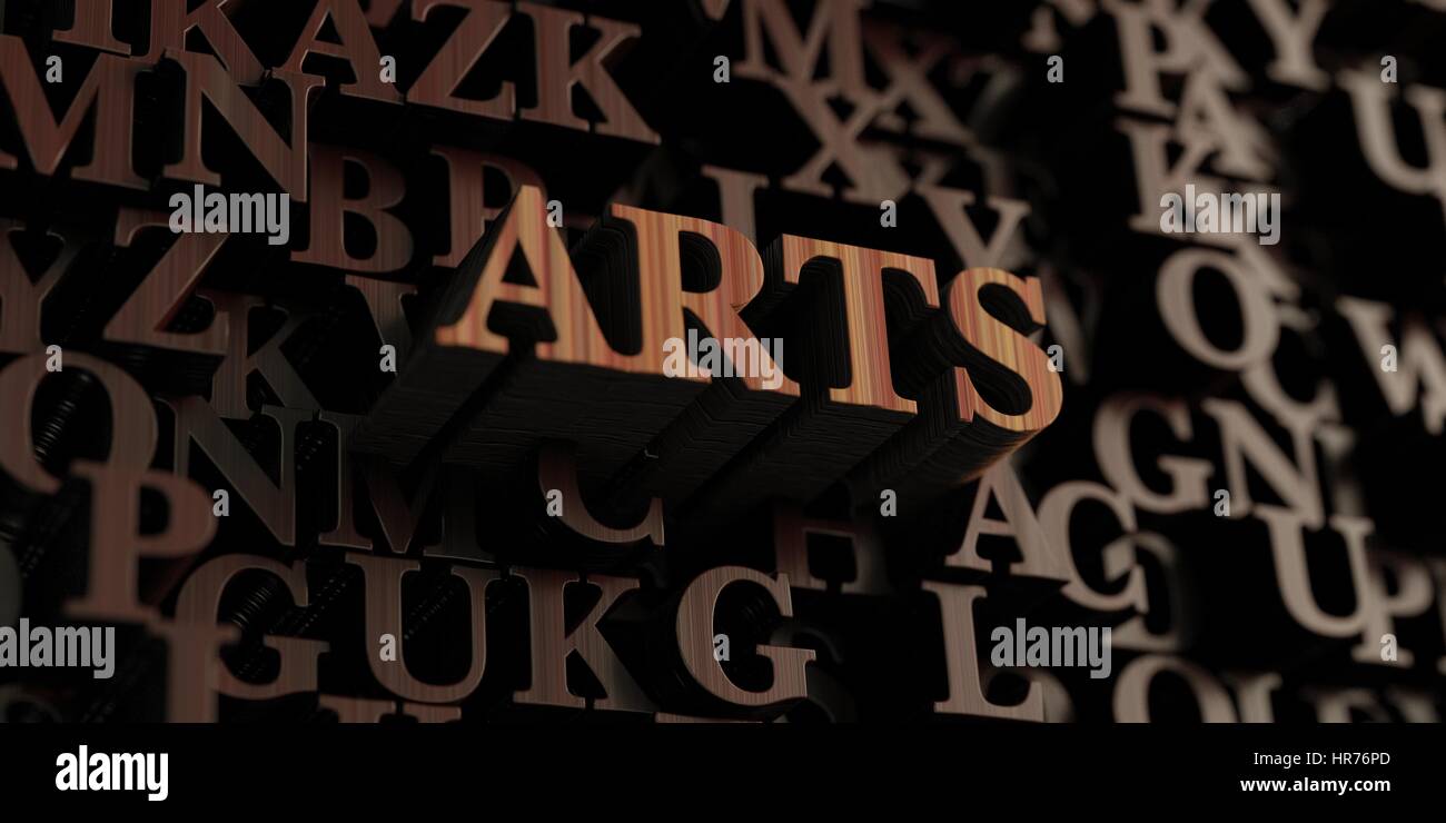 Arts - Wooden 3D rendered letters/message. Can be used for an online ...