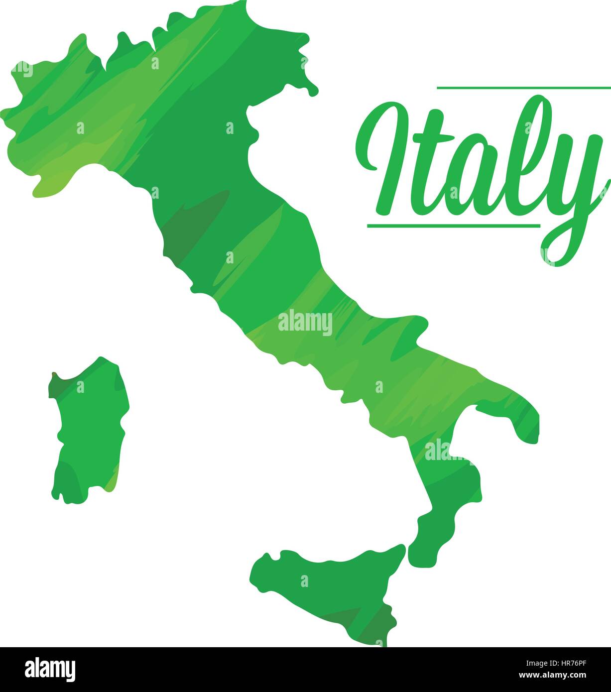 Italian map Stock Vector Images - Alamy