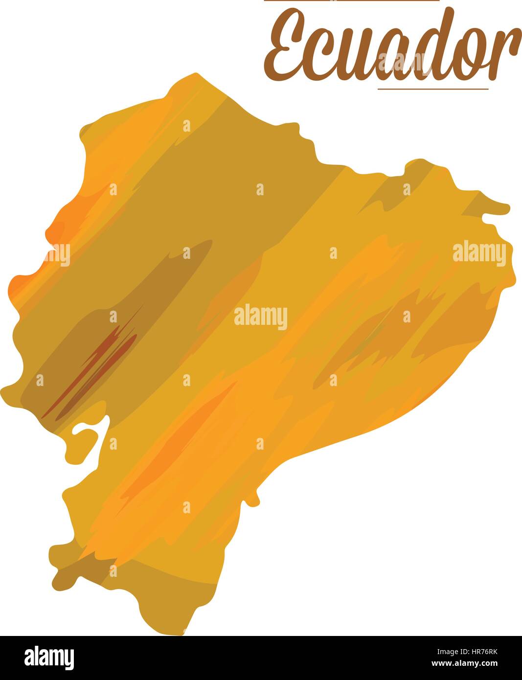 Isolated Ecuador map Stock Vector Image & Art - Alamy