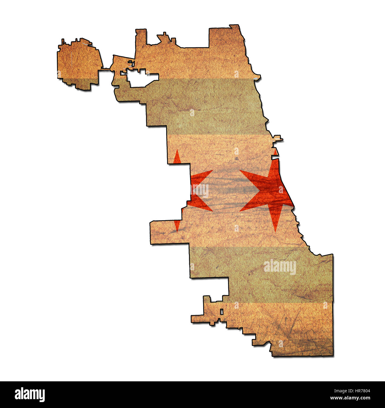 Political map of illinois hi-res stock photography and images - Alamy