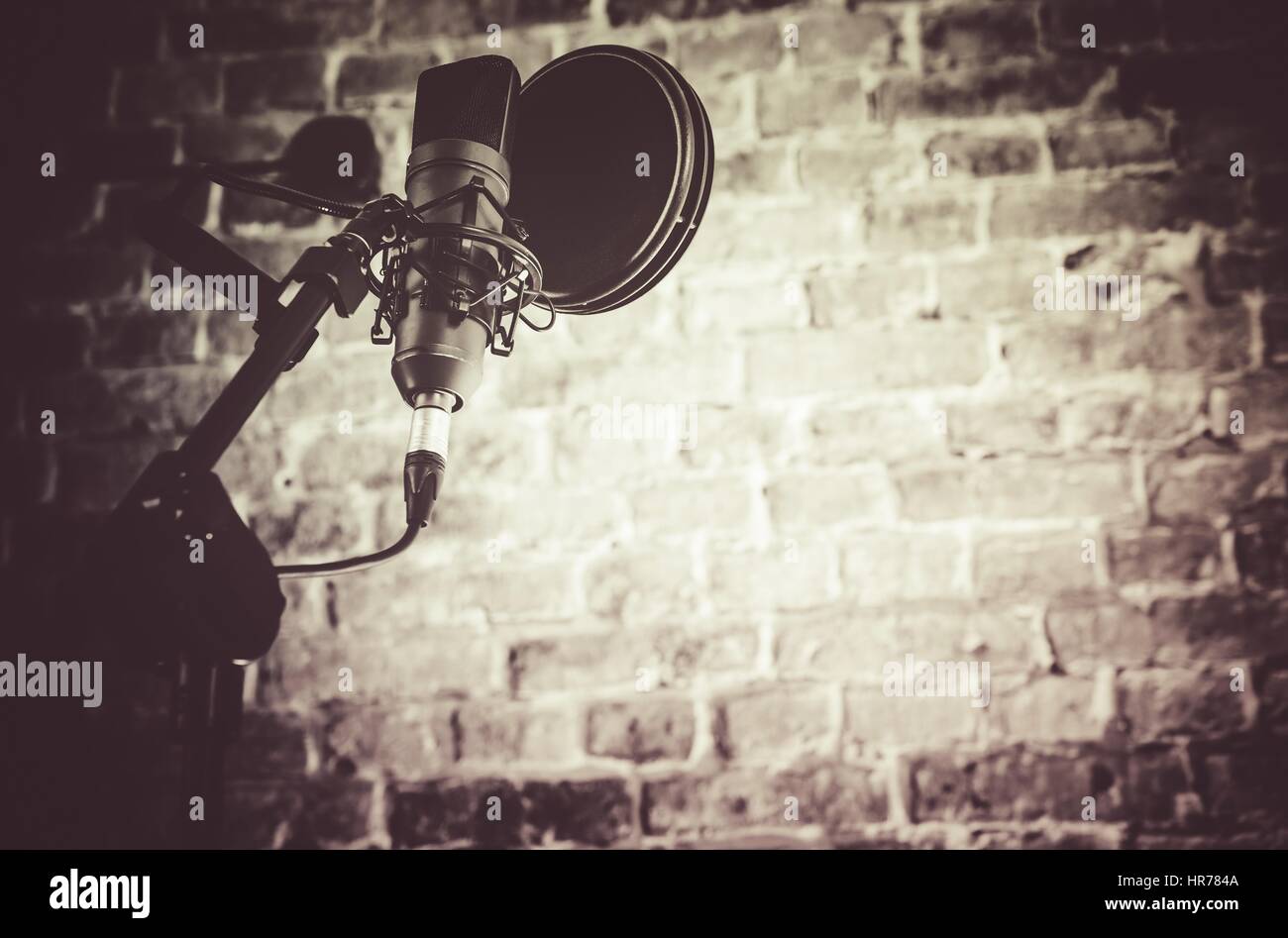 Recording Studio Equipment. Professional Audio Recording Microphone ...