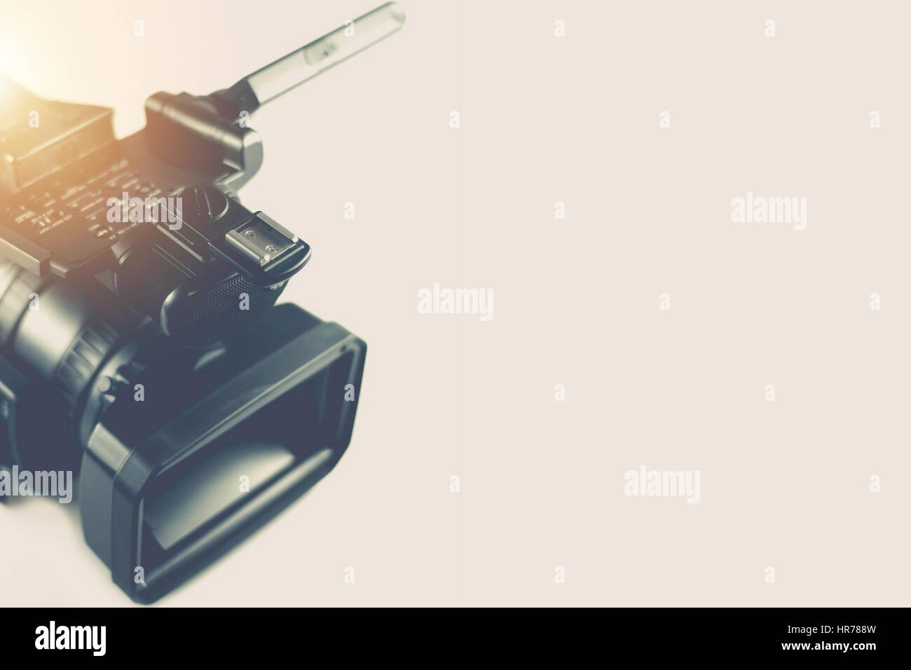 Videography Motion Picture Concept Background with Copy Space. HD Video ...