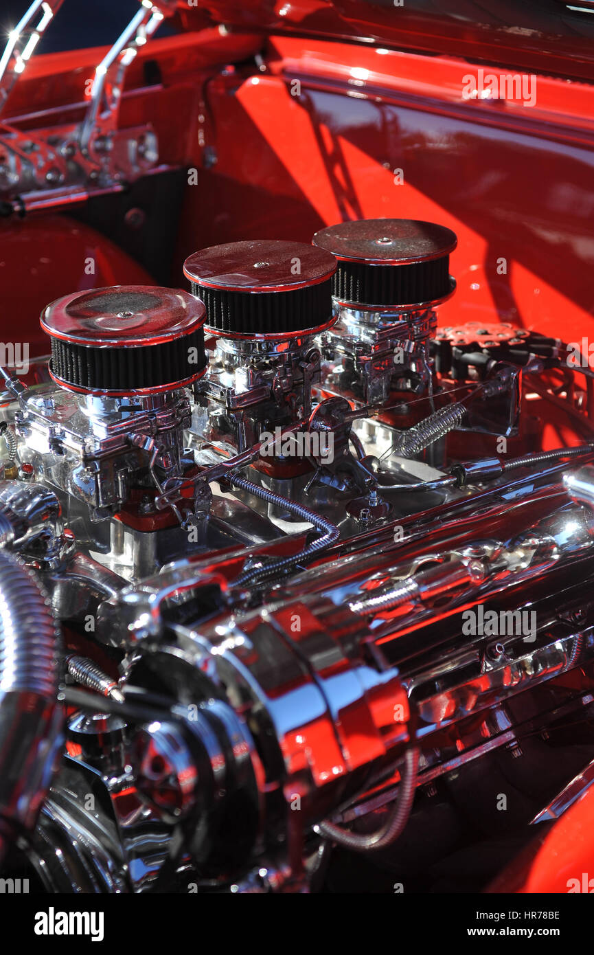 Custom Muscle Car Engine Stock Photos & Custom Muscle Car Engine Stock ...