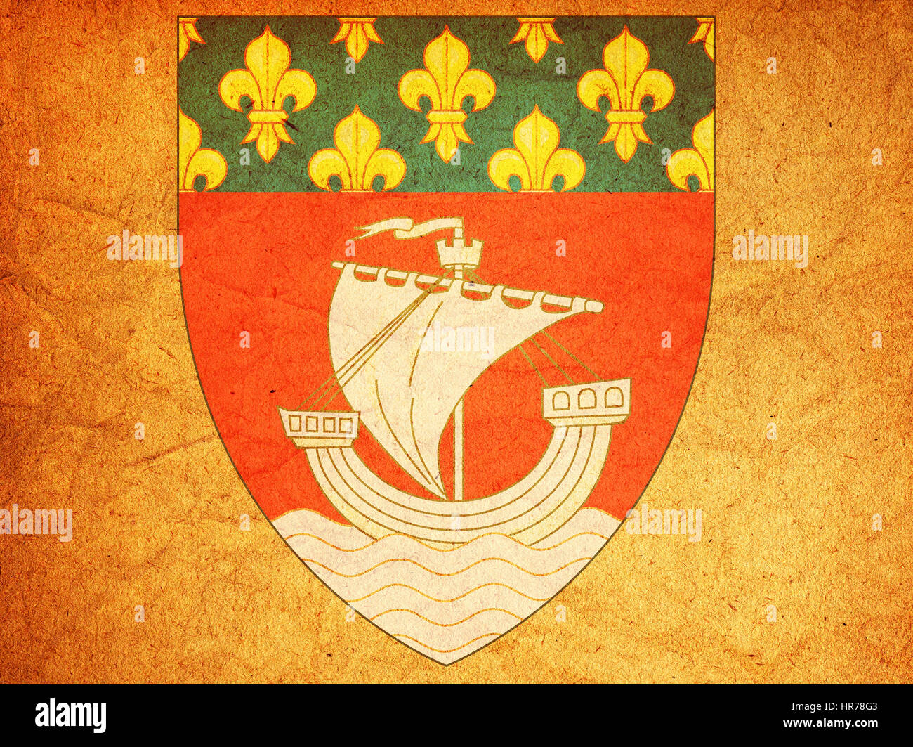 Emblem of paris hi-res stock photography and images - Alamy