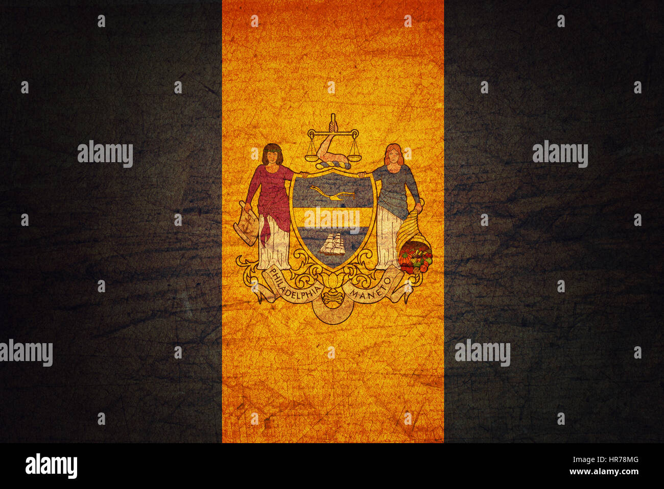 old vintage symbol of city of philadelphia Stock Photo - Alamy