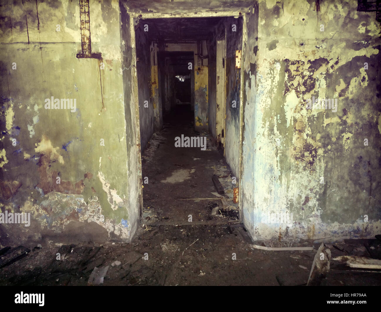 horror underground room with incredible. passages in heart of hell ...