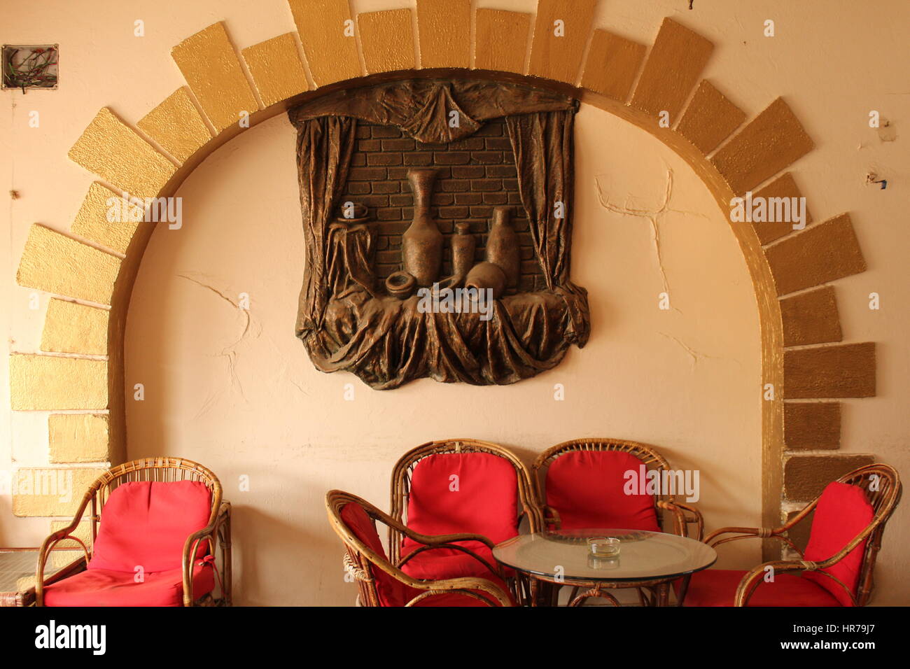 Hurghada egypt cafe interior hi-res stock photography and images - Alamy