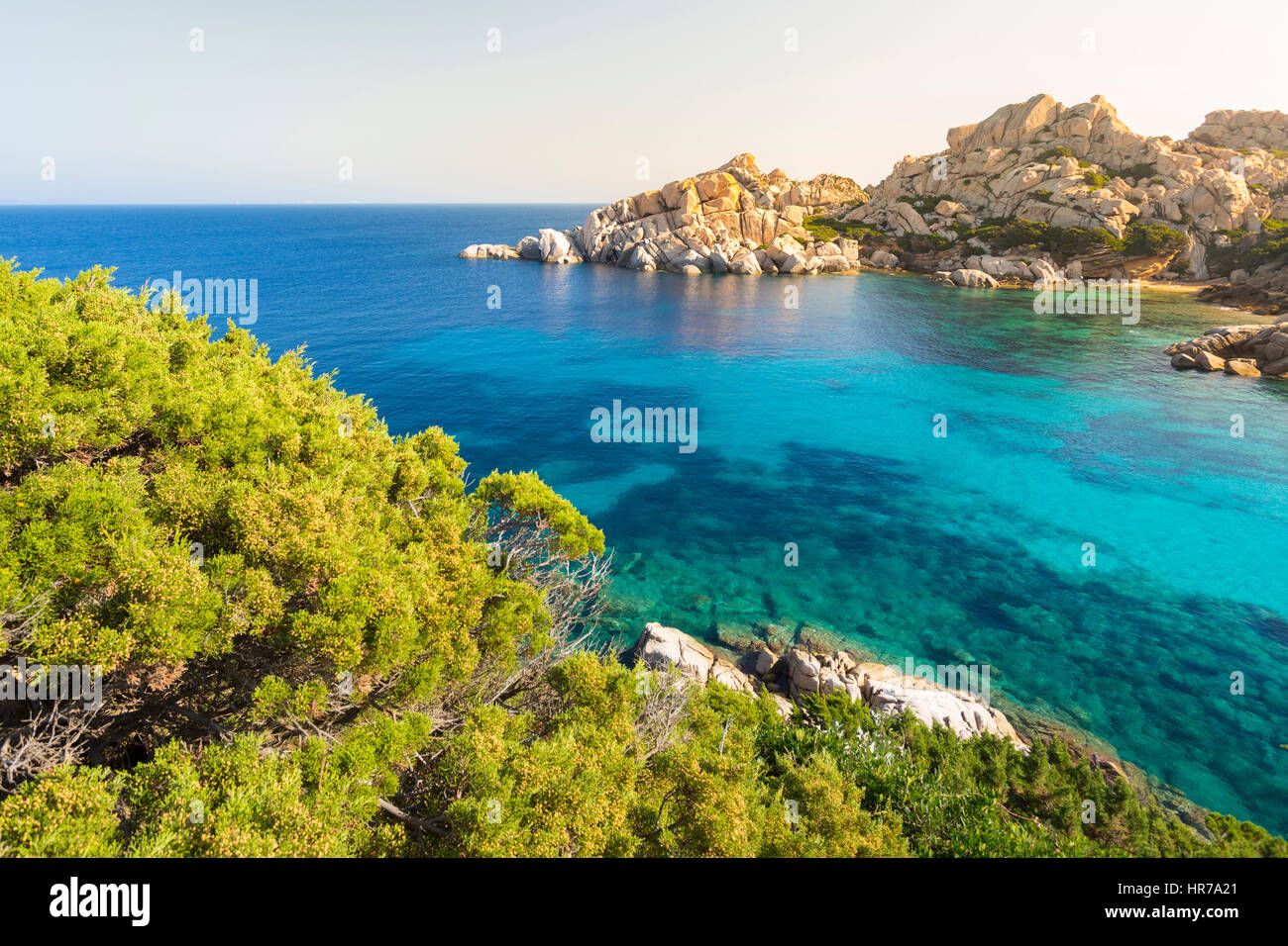 Cala Spinosa bay at capo Testa, Santa Teresa di Gallura, Sassari ...