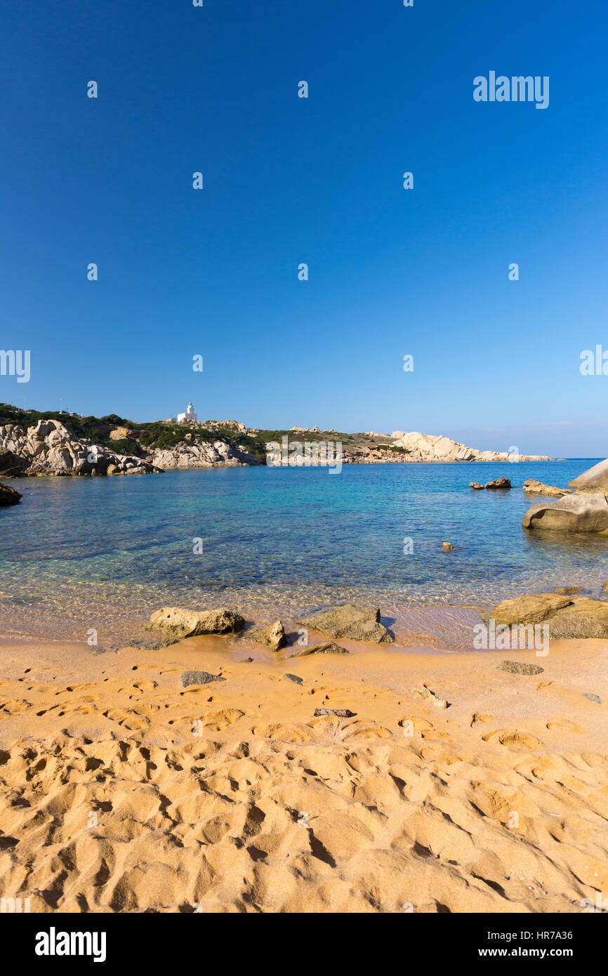 Cala Spinosa little beach at capo Testa, Santa Teresa di Gallura ...
