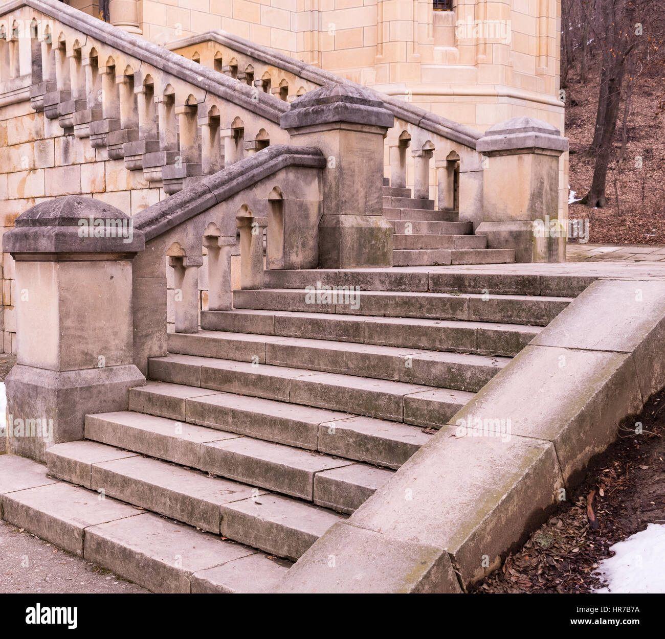 Stairs to a church Stock Photo - Alamy