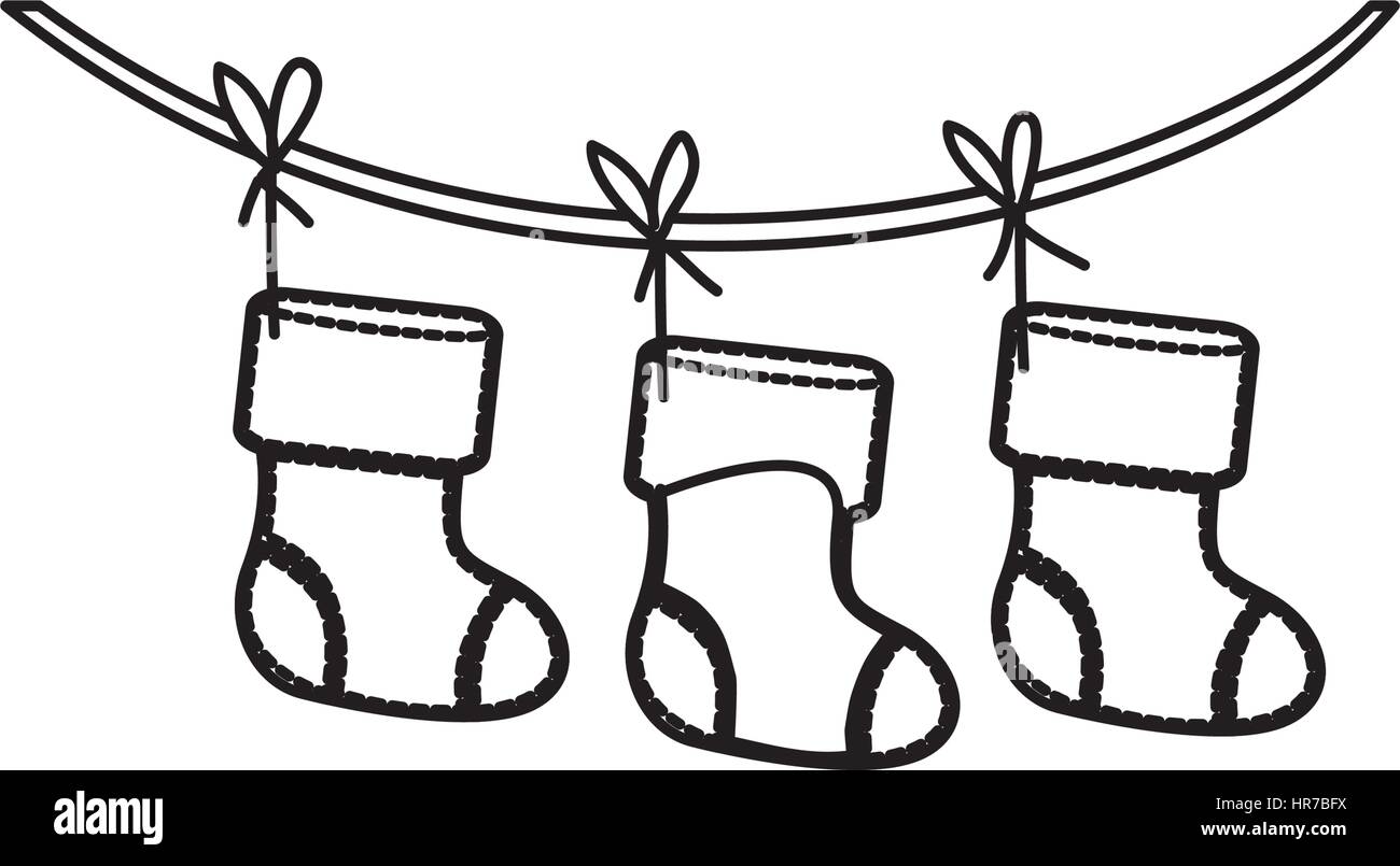 Rope christmas tree gift Stock Vector Images - Alamy