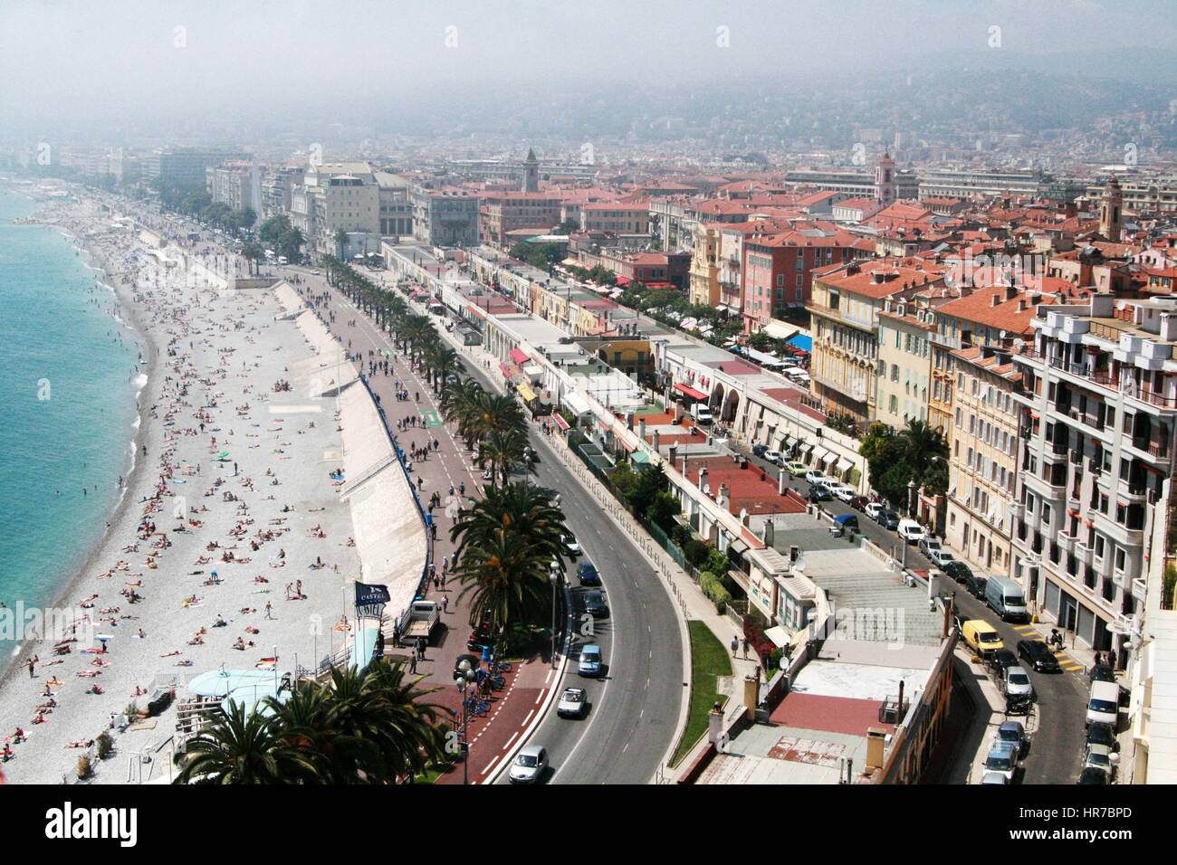 breathtaking aerial view of coast in Nice, France Stock Photo - Alamy