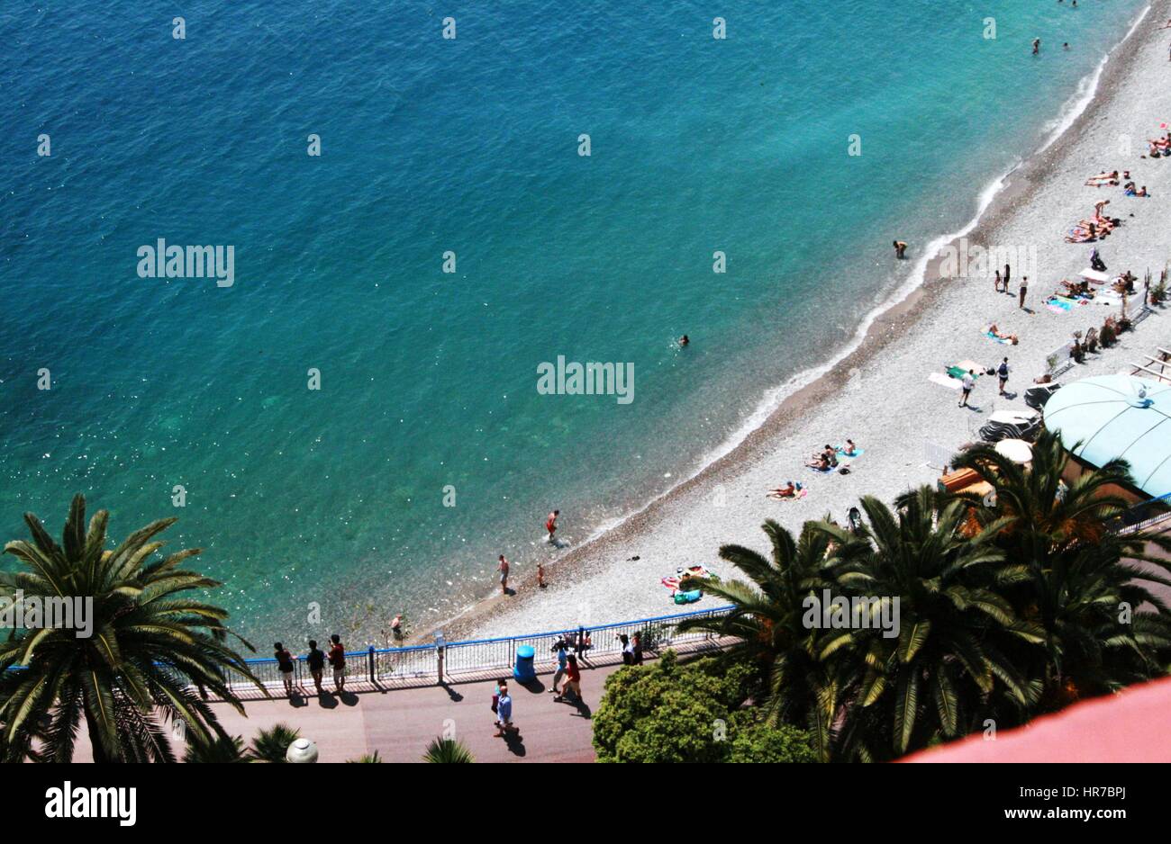 breathtaking aerial view of coast in Nice, France Stock Photo - Alamy