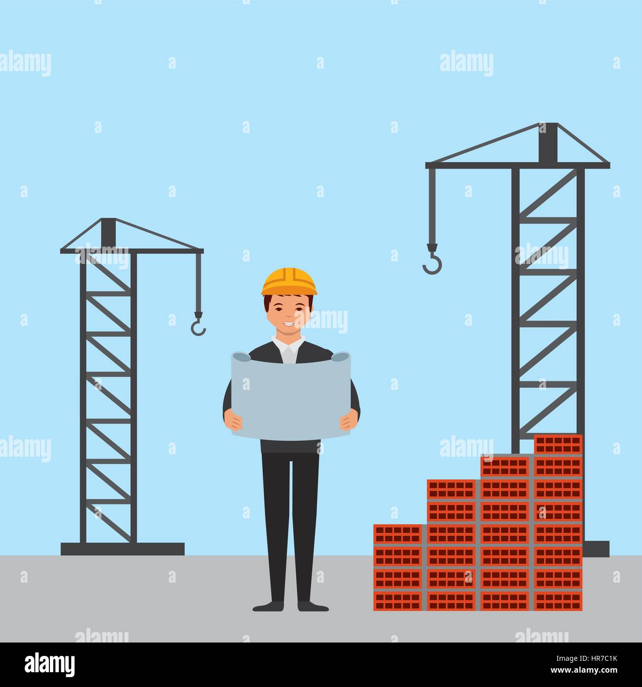 Construction professional avatar character Stock Vector Image & Art - Alamy
