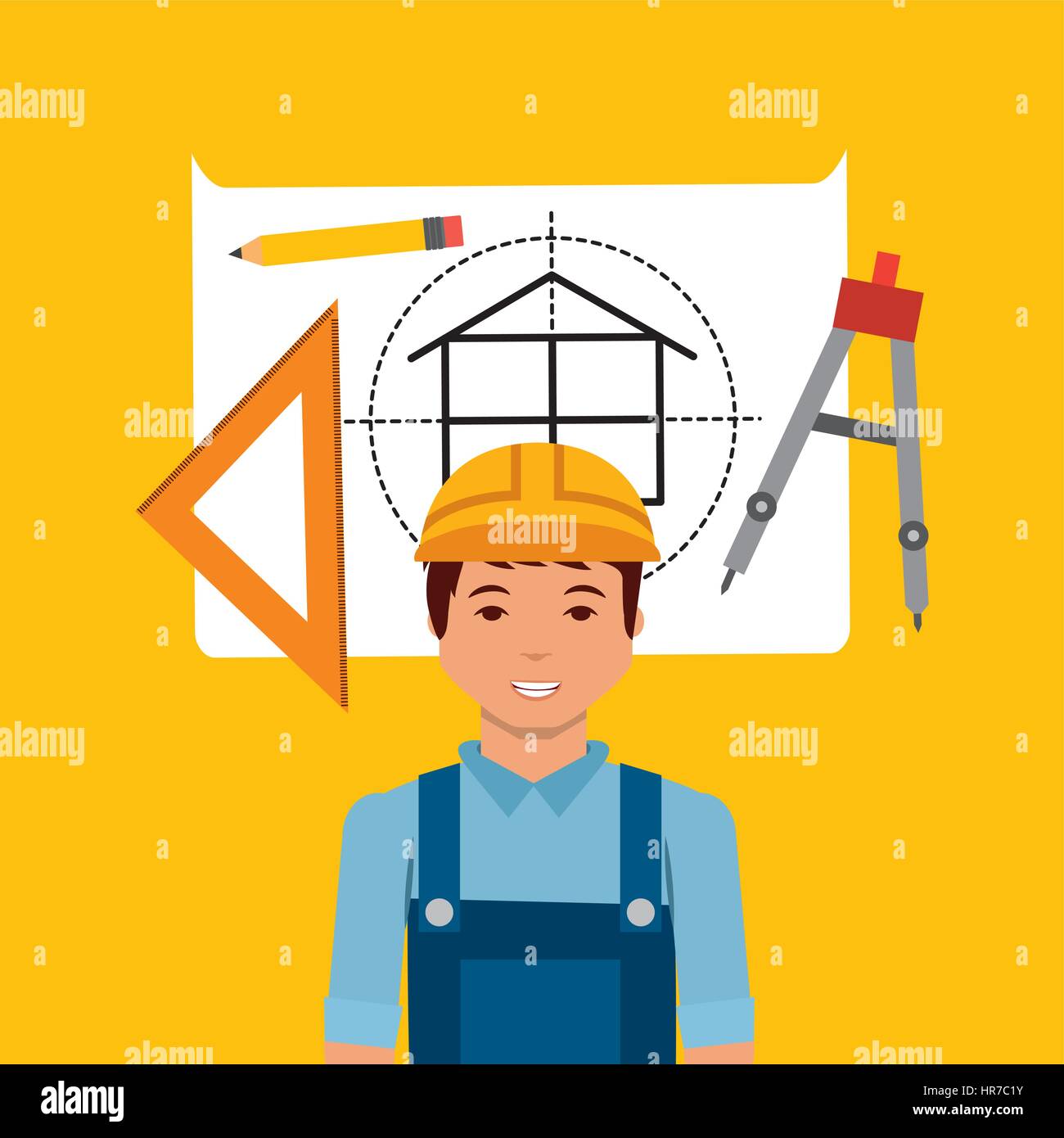 Construction professional avatar character Stock Vector Image & Art - Alamy