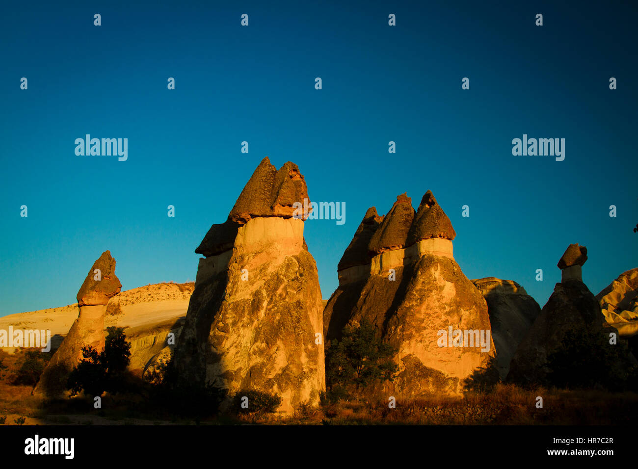 Fairy chimneys. Pasa Bagi. Cappadocia, Turkey Stock Photo - Alamy