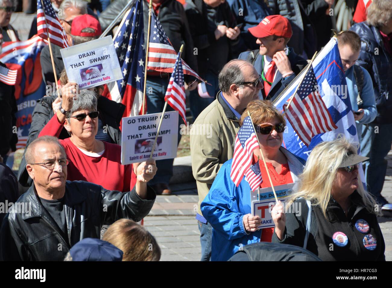 Family of pro trump supporters hi-res stock photography and images - Alamy