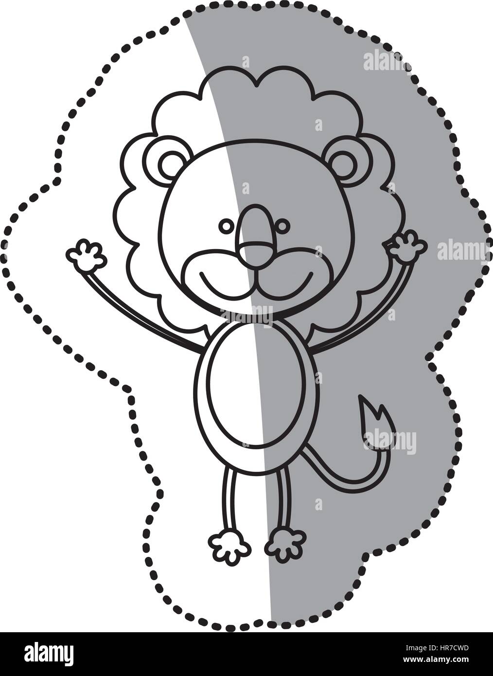 sticker monochrome contour with male lion Stock Vector Image & Art - Alamy sticker monochrome contour with male lion Stock Vector Image & Art - Alamy